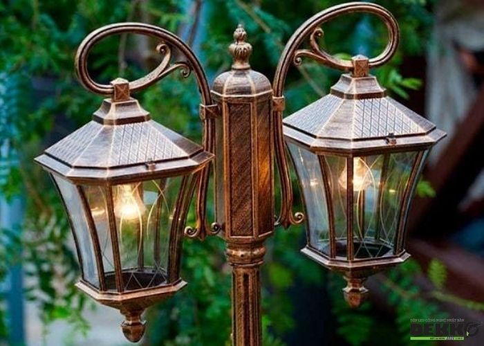 Bóng đèn trang trí trụ cổng - Muốn nhà đẹp thì không nên bỏ qua